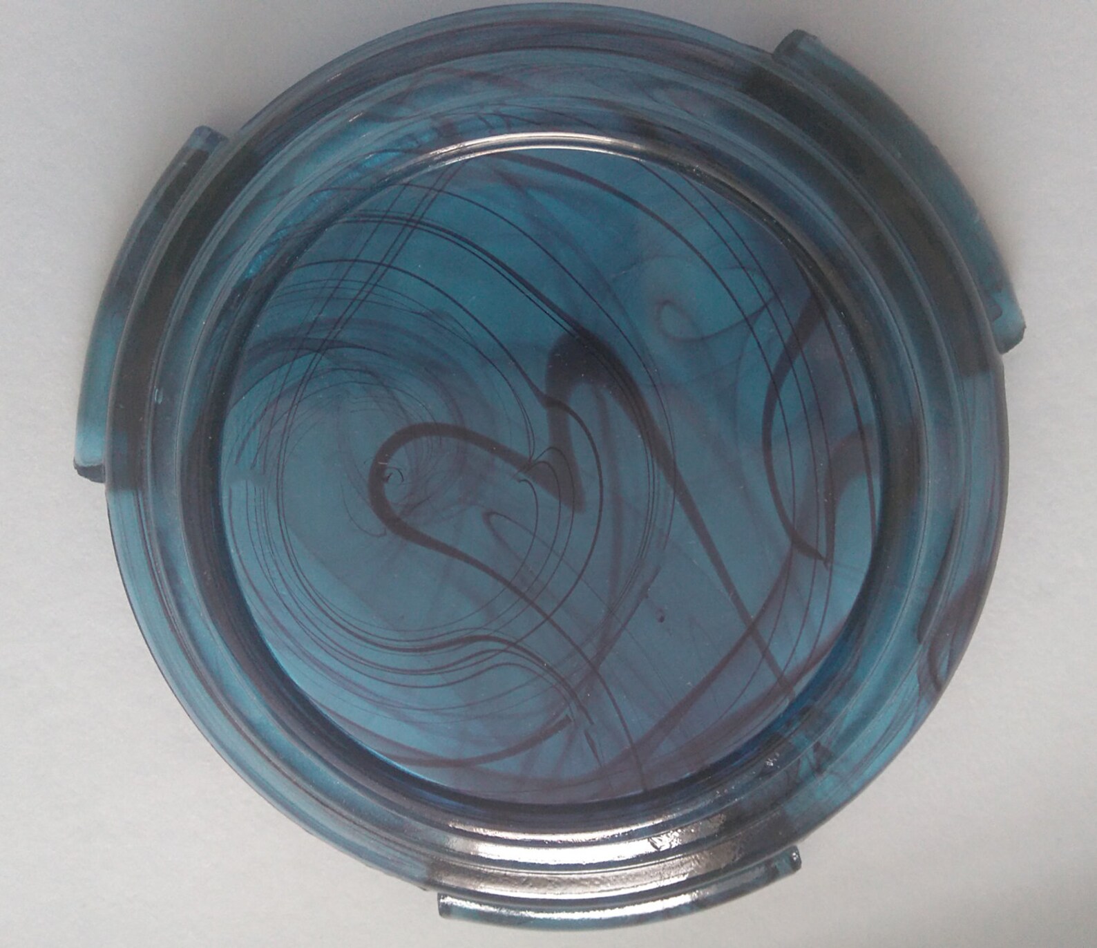 Stunning Art Deco Davidson Cloud Blue Glass Vase With a Stand - Etsy