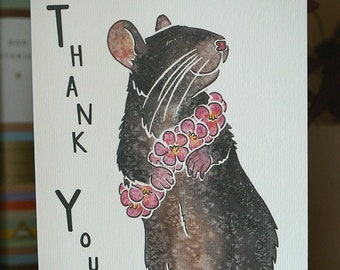 Rat Themed Note Cards - Etsy