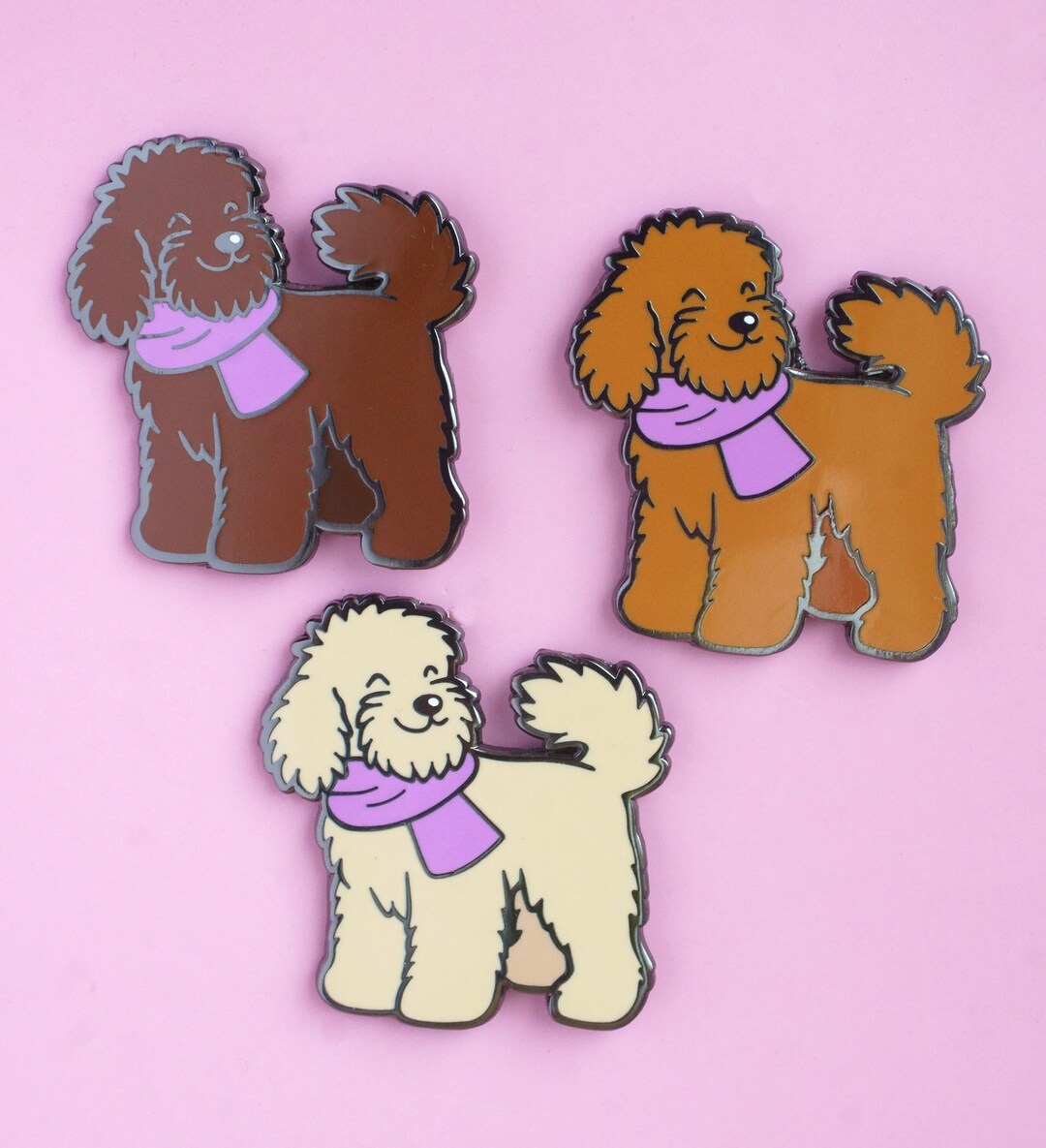 COCKAPOO Cavapoo Labradoodle Dog Enamel Lapel Pin Badge, Cute Gift for ...
