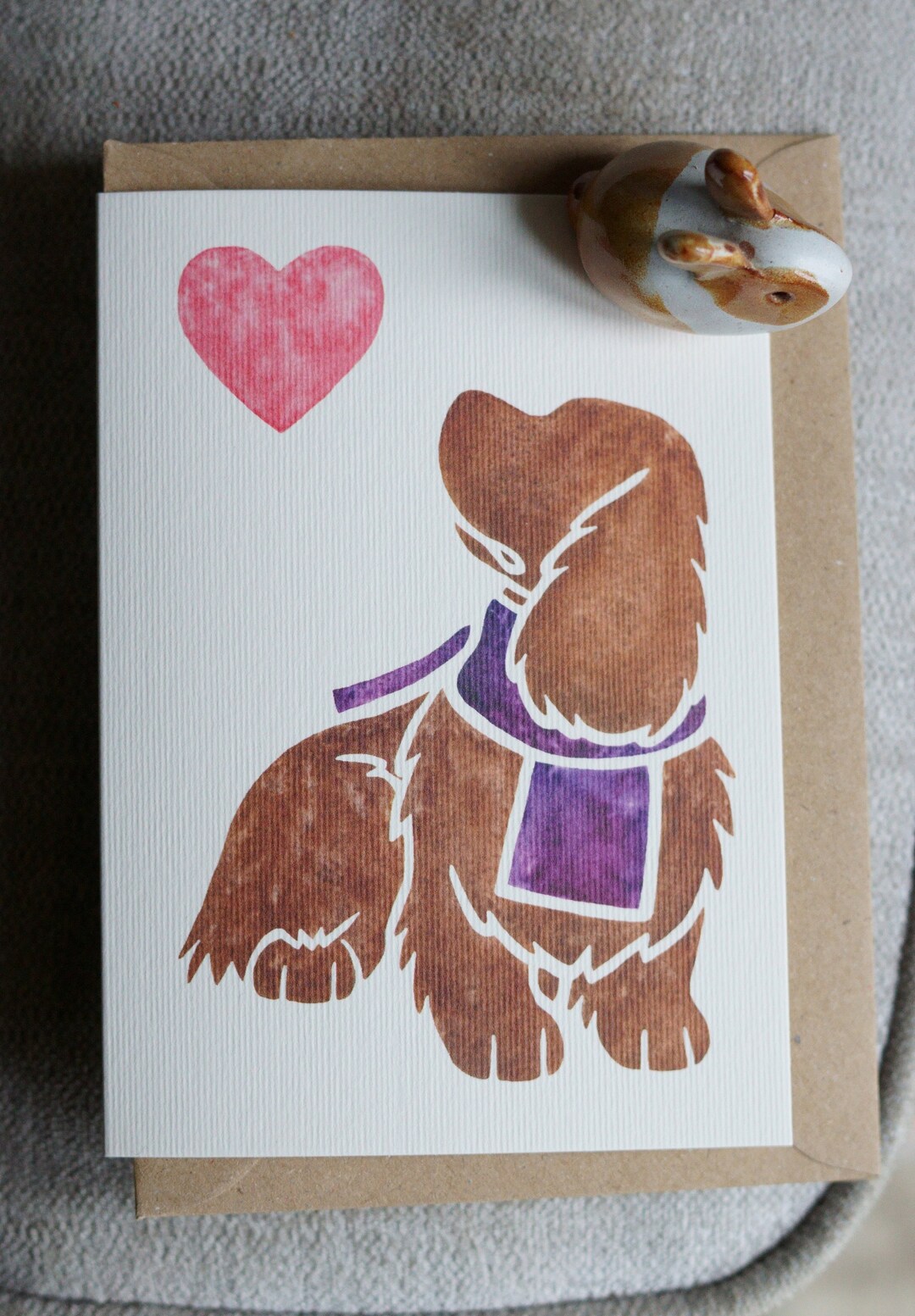 SUSSEX SPANIEL Note Cards / Printed Watercolour Design / Gift ...