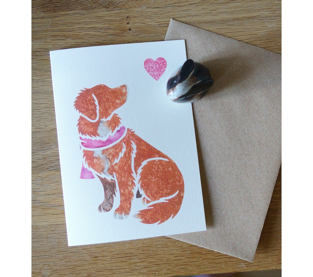 TOLLER Note Cards / Nova Scotia Duck Tolling Retriever Dog / Printed ...