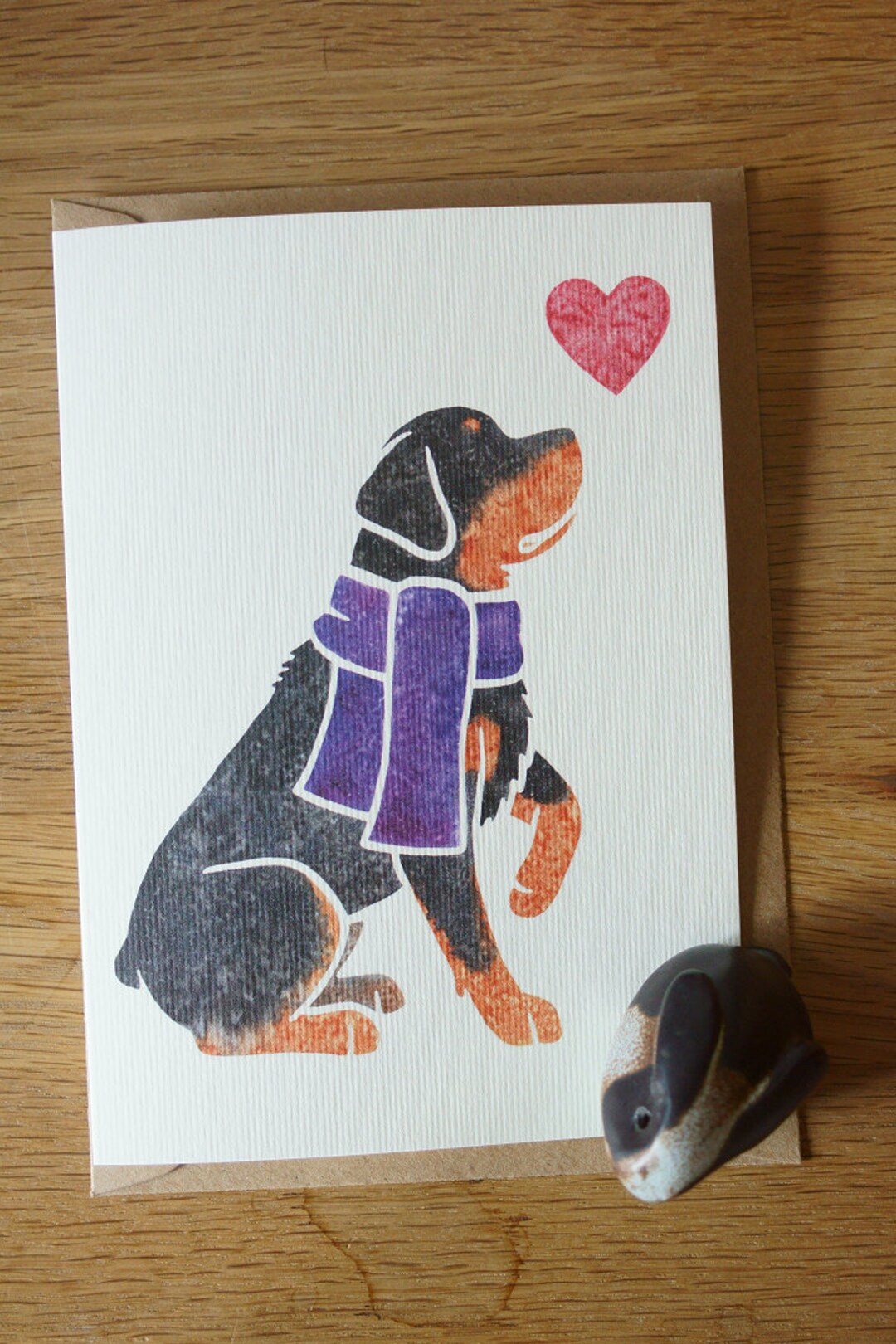 ROTTWEILER Note Cards / Rotty Dog / Printed Watercolour Design / Gift ...
