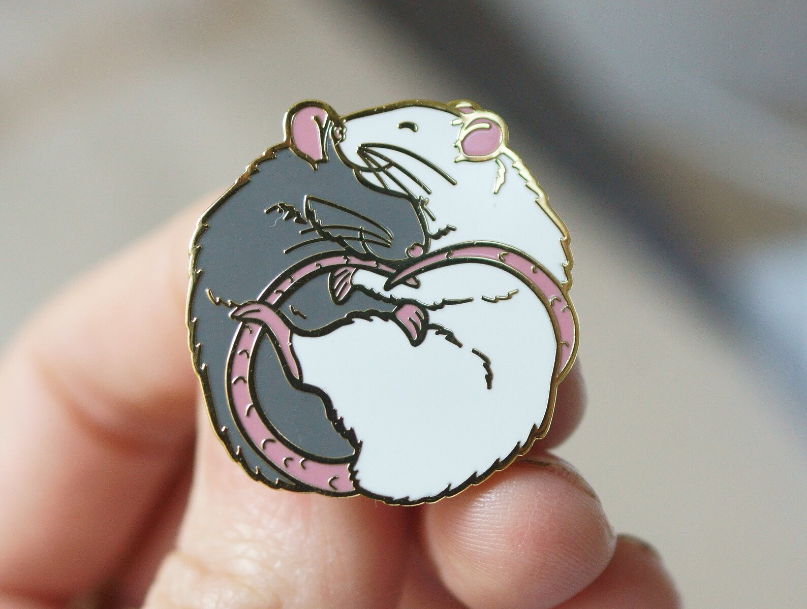 Cute Pet Fancy RAT Hard Enamel Cloisonne Pin Five Different - Etsy UK