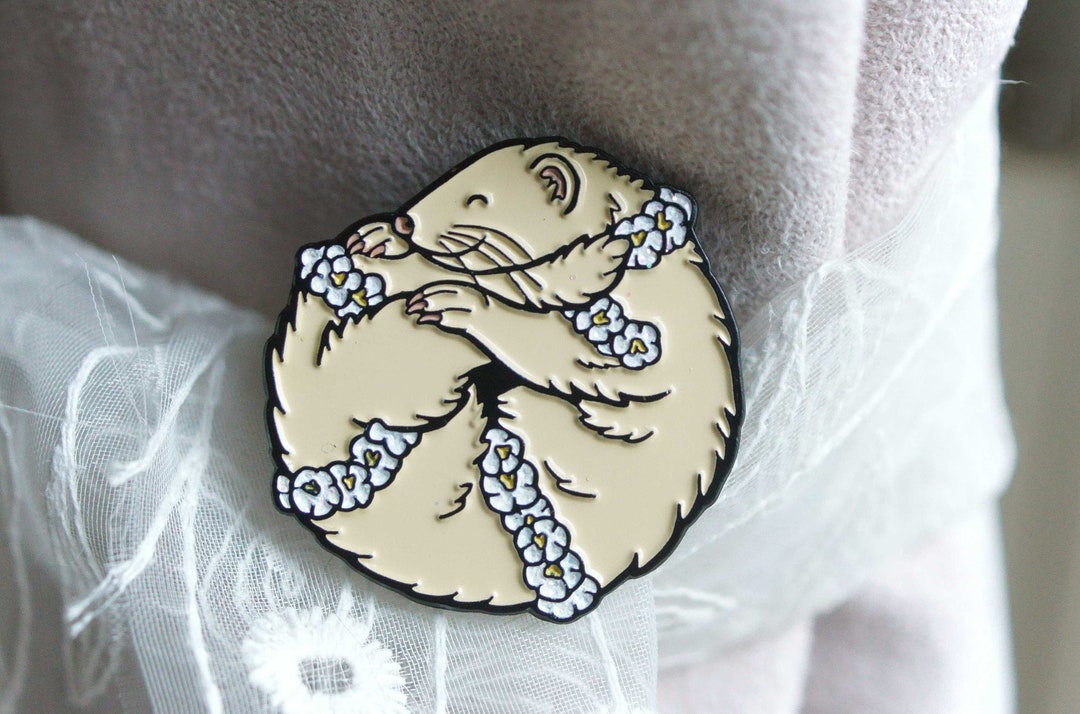 FERRET Enamel Lapel Pin Badge, Perfect Collectable Gift for Ferret ...