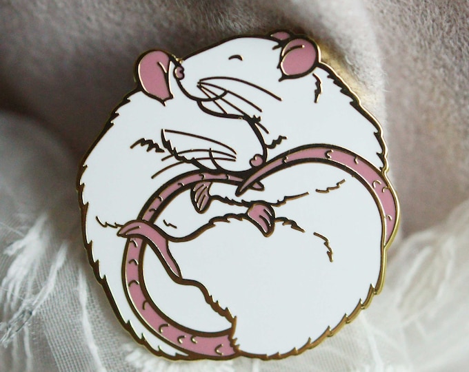 Black Rat Enamel Pin - Etsy Canada