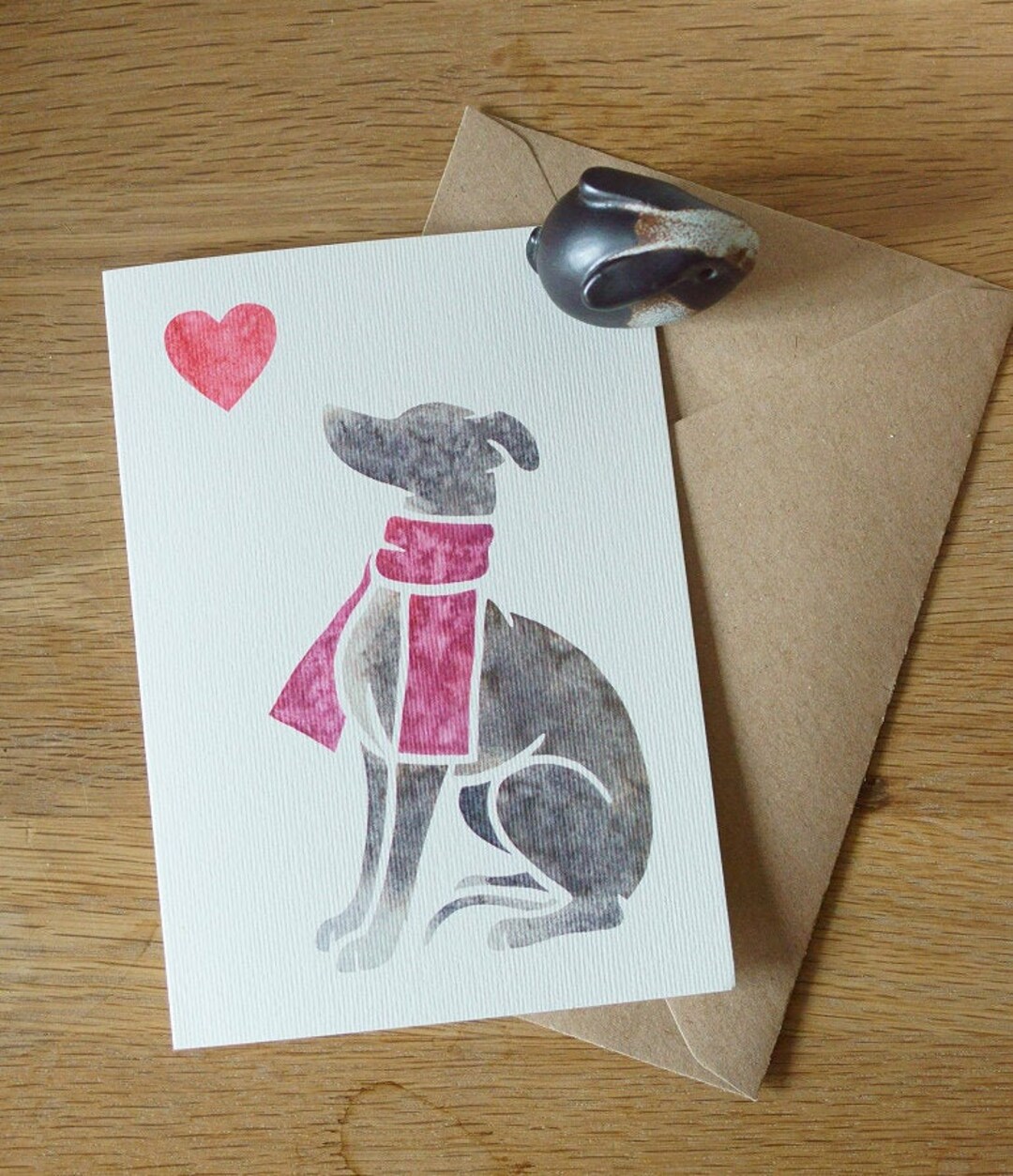 ITALIAN GREYHOUND Note Cards / Printed Watercolour Design / Gift ...