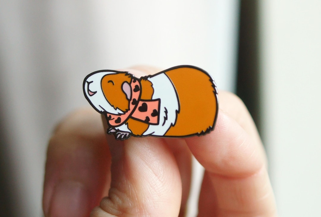 GUINEA PIG Enamel Lapel Pin Badge / Perfect Cute Collectable Gift for ...