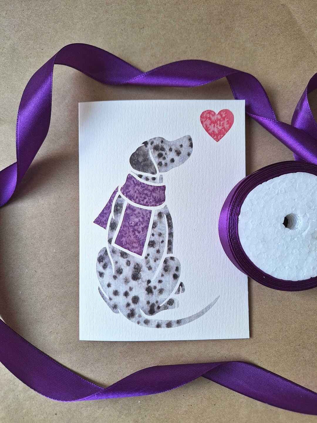 DALMATIAN Note Cards / Printed Watercolour Design / Gift, Greetings ...