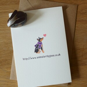 MINIATURE PINSCHER Min Pin Dog Cute Note Cards Gifts Greeting York ...