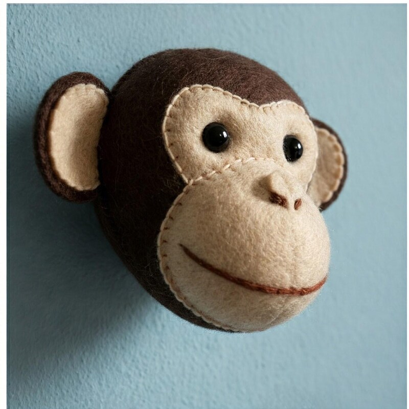 Felt Animal Head - Etsy