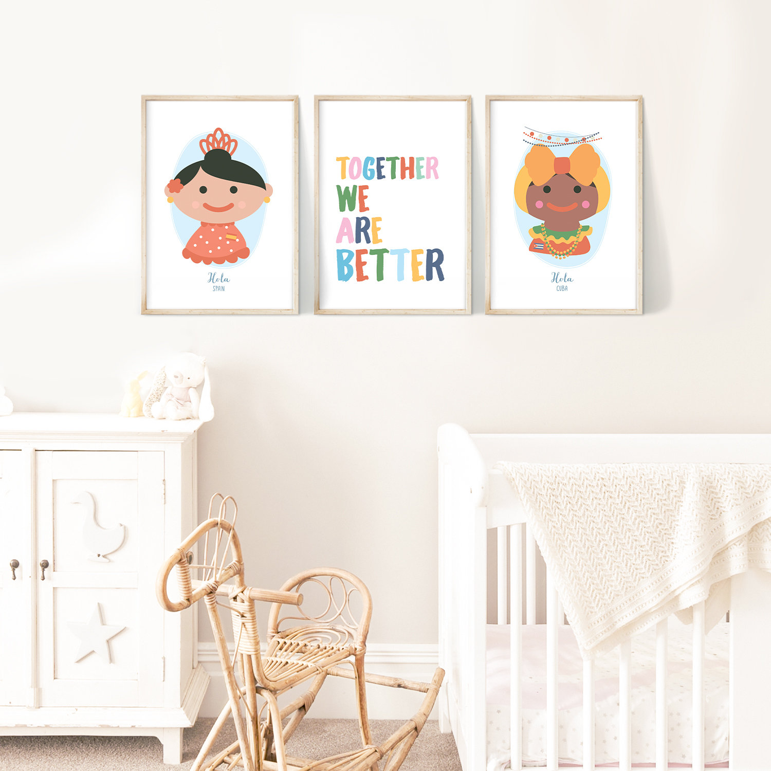 Together We Are Better - PRINTABLE, Better Together Nursery Wall Art ...