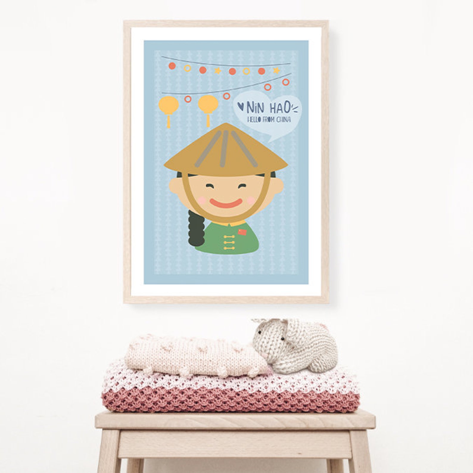 Nin Hao Hello From CHINA Children of the World PRINTABLE - Etsy Israel