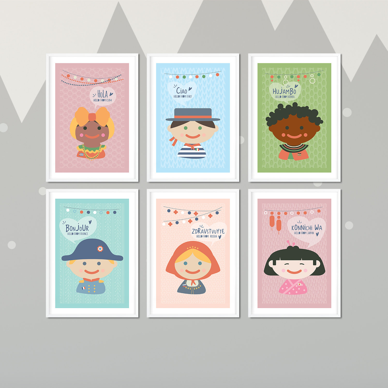 Zdravstvuyte Hello From RUSSIA Children of the World - Etsy Israel