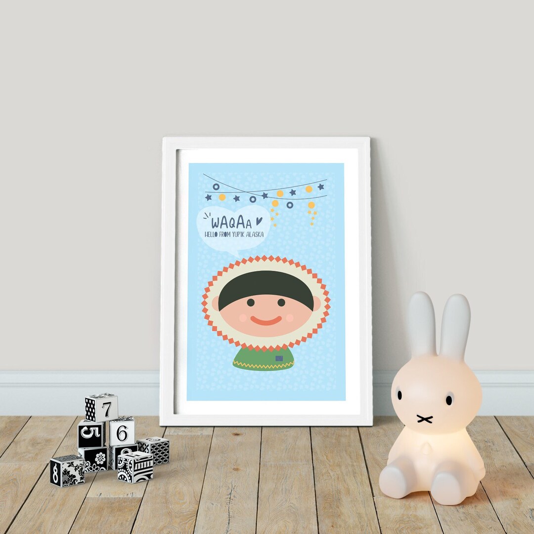 Waqaa! Hello From ALASKA! Children of the World - PRINTABLE, Kids ...
