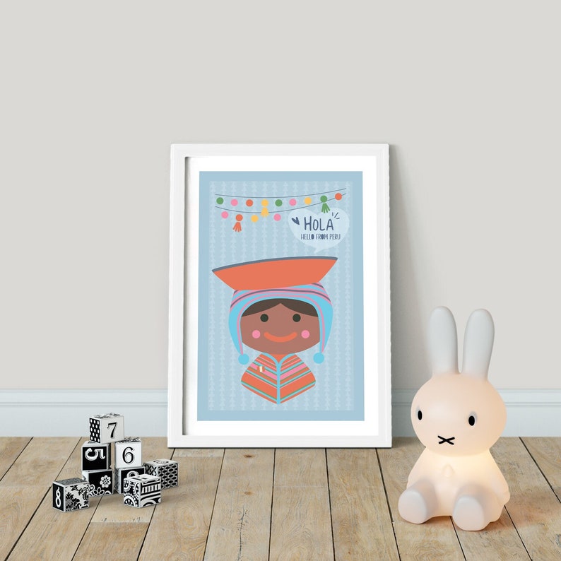 Children of the World PERU! PRINTABLE, Kids Around the World, Nursery ...