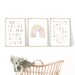 Aleph Bet ABC Wall Art SET of 3 - PRINTABLE, Alef Bet + Rainbow + Abc ...