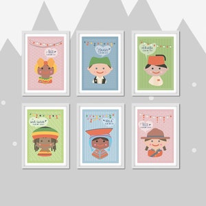 Children of the World PERU! PRINTABLE, Kids Around the World, Nursery ...