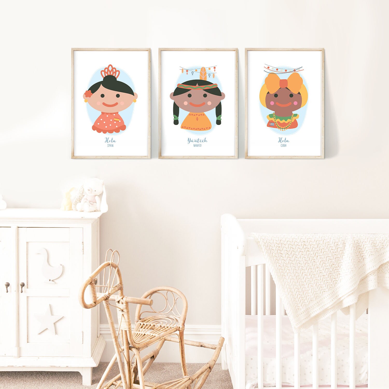 Hola Hallo aus KUBA Kinder der Welt PRINTABLE, Kinder auf der ganzen ...