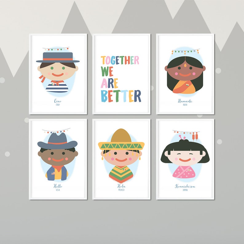 Together We Are Better PRINTABLE, Better Together Nursery Wall Art ...