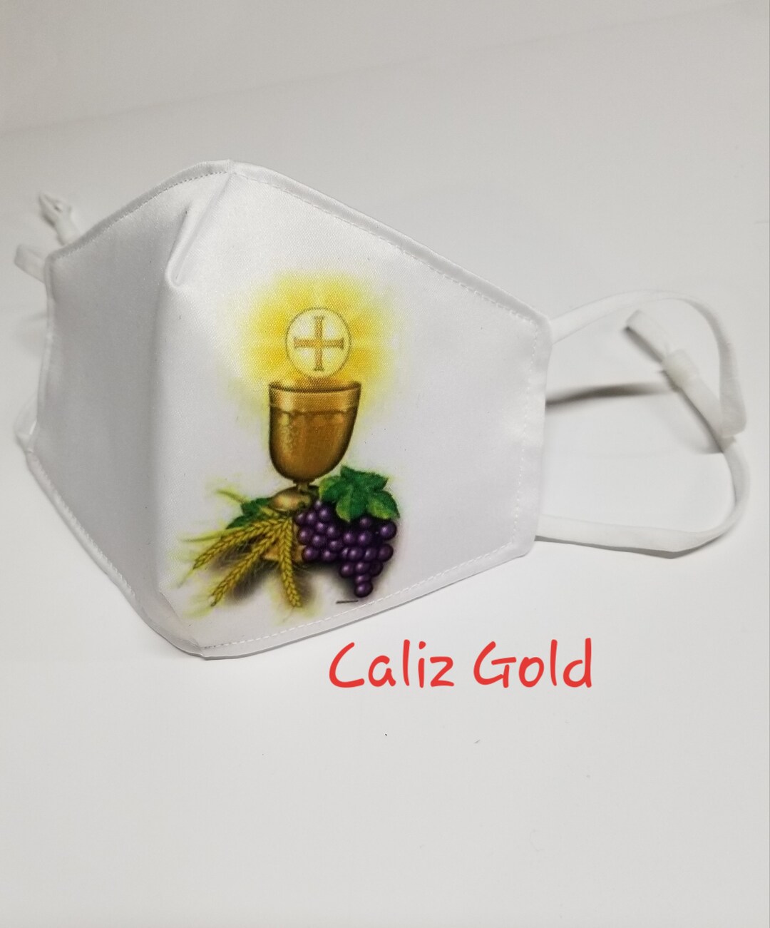 First Communion Mask 13 Dollars With Customer Personalized Adjustable ...