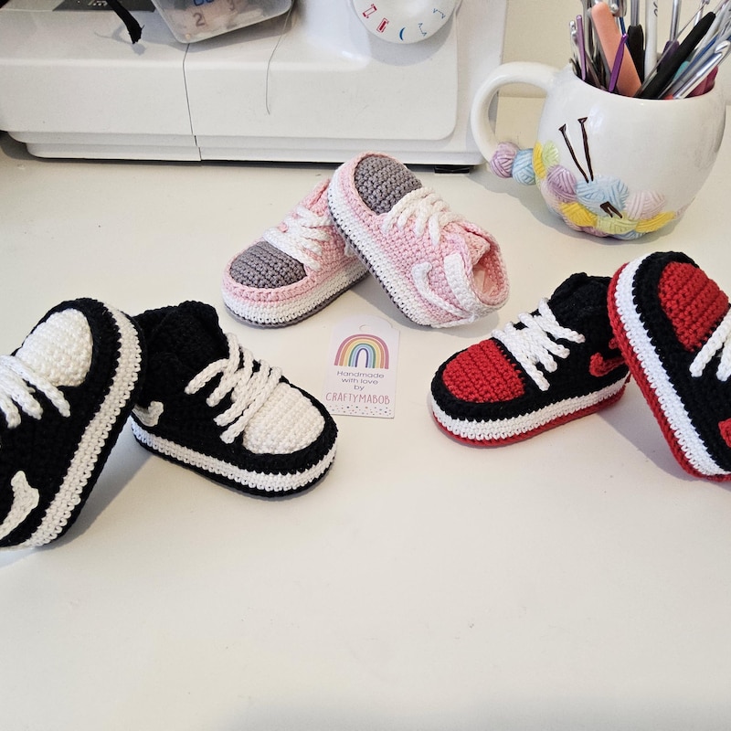 Nike Baby Crochet Shoes - Etsy