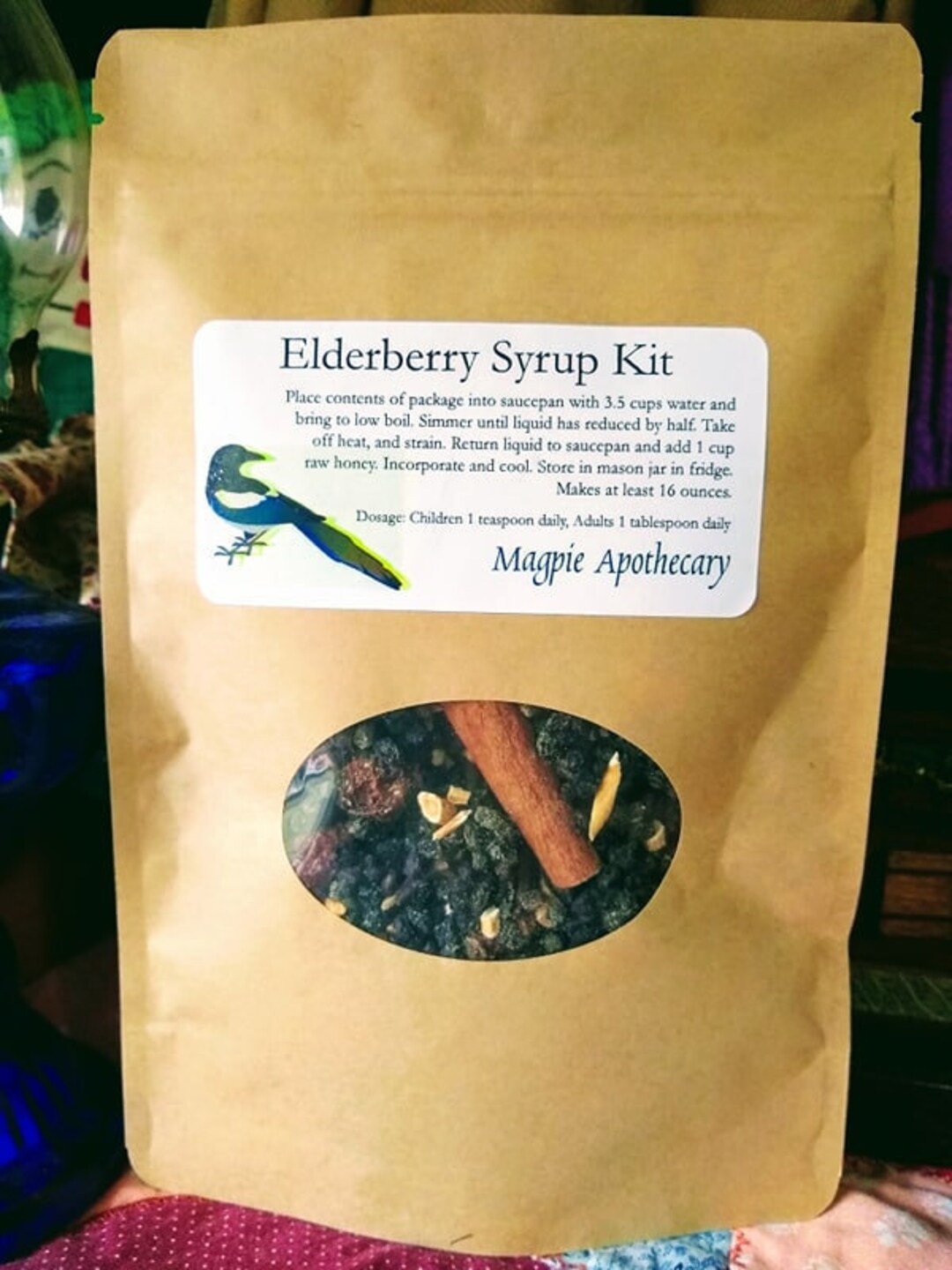 Elderberry Syrup Kit Family Size DIY Kit Elderberries - Etsy