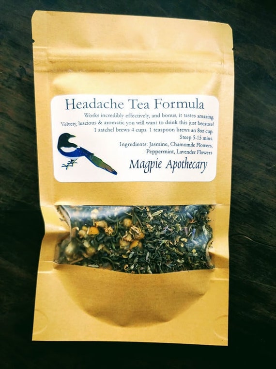 Headache Tea Formula Soothes Headache Naturally and Quickly | Etsy