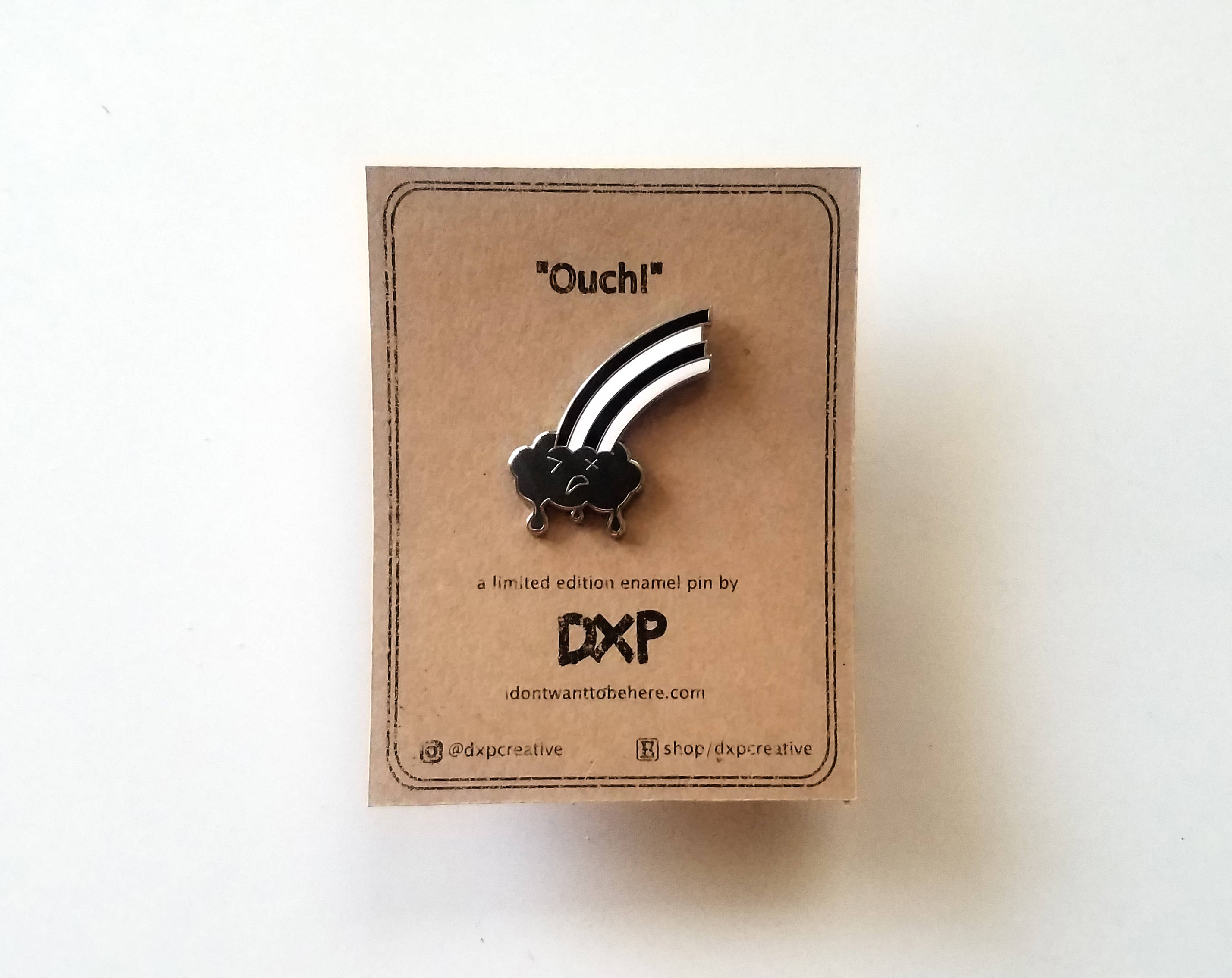 Enamel Pin: ouch - Etsy