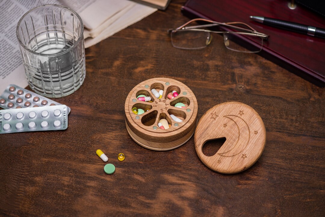 Pill Box 7 Day Night/pill Organizer Micro /pill Case/cute Large Pill ...