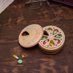 Pill Box 7 Day Night/pill Organizer Micro /pill Case/cute Large Pill ...