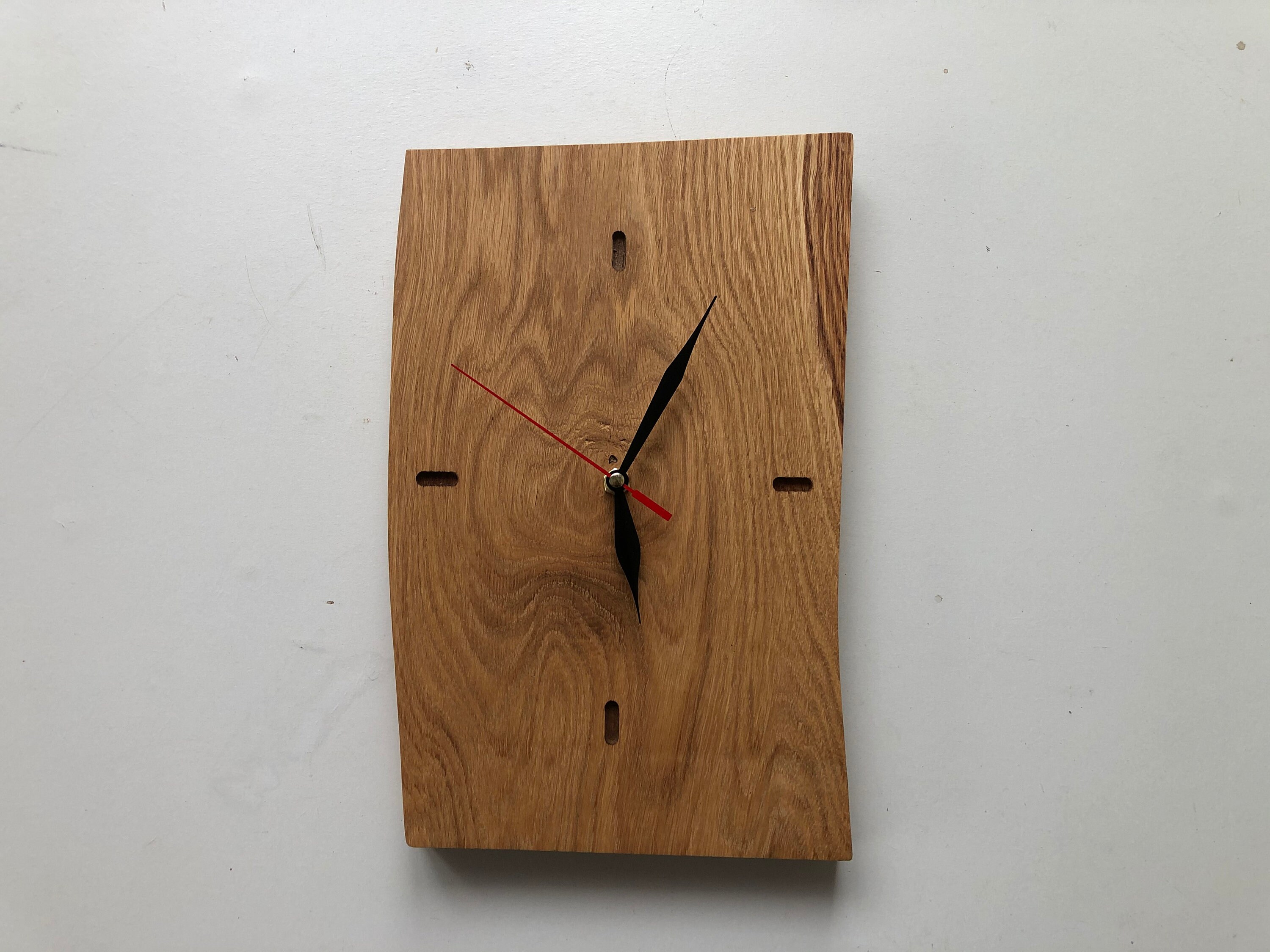 Wooden Wall Clock Decorative Nature Solid Wood Walnut/cherry/oak/alder ...