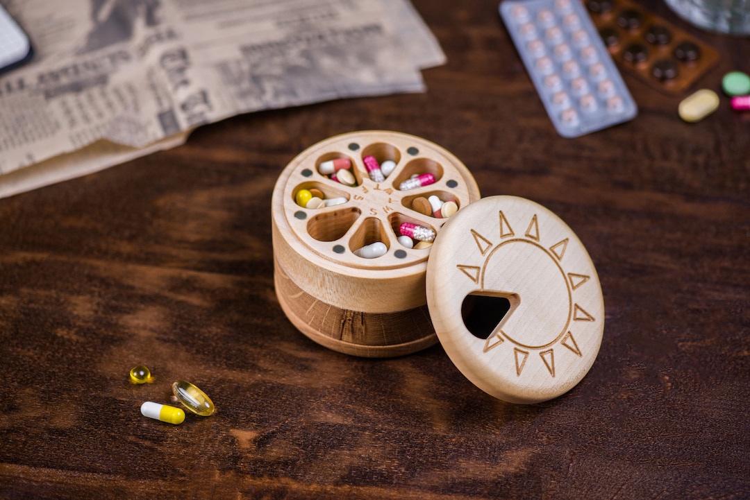 Pill Box 7 Day Night/pill Organizer MINI Micro /pill Case/cute Large ...