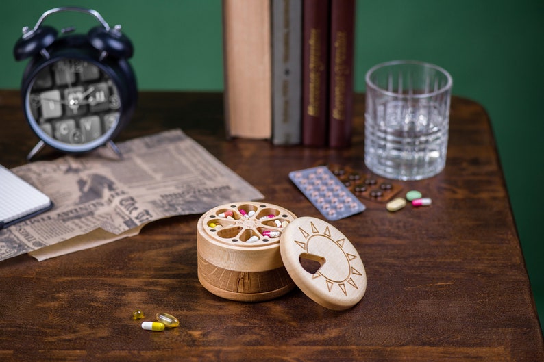 Pill Box 7 Day Night/pill Organizer MINI /pill Case/cute Large - Etsy