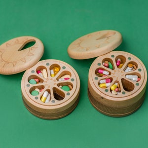 Pill Box 7 Day Night/pill Organizer MINI Micro /pill Case/cute Large ...