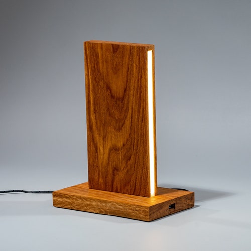 Wooden Wall LED Lamp / Modern Minimalist Loft Design / Home - Etsy