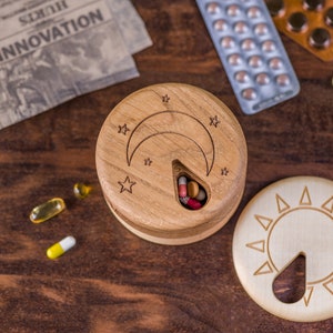 Pill Box 7 Day Night/pill Organizer MINI Micro /pill Case/cute Large ...