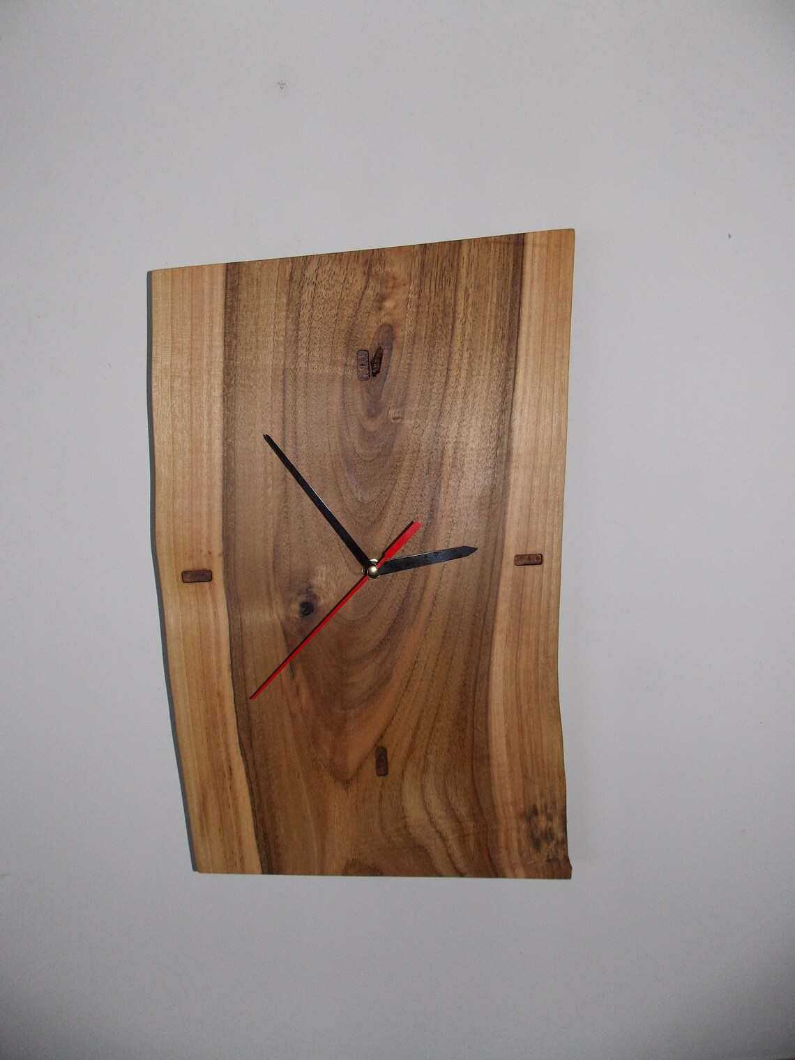 Wooden Wall Clock Decorative Nature Solid Wood Walnut/cherry/oak/alder ...