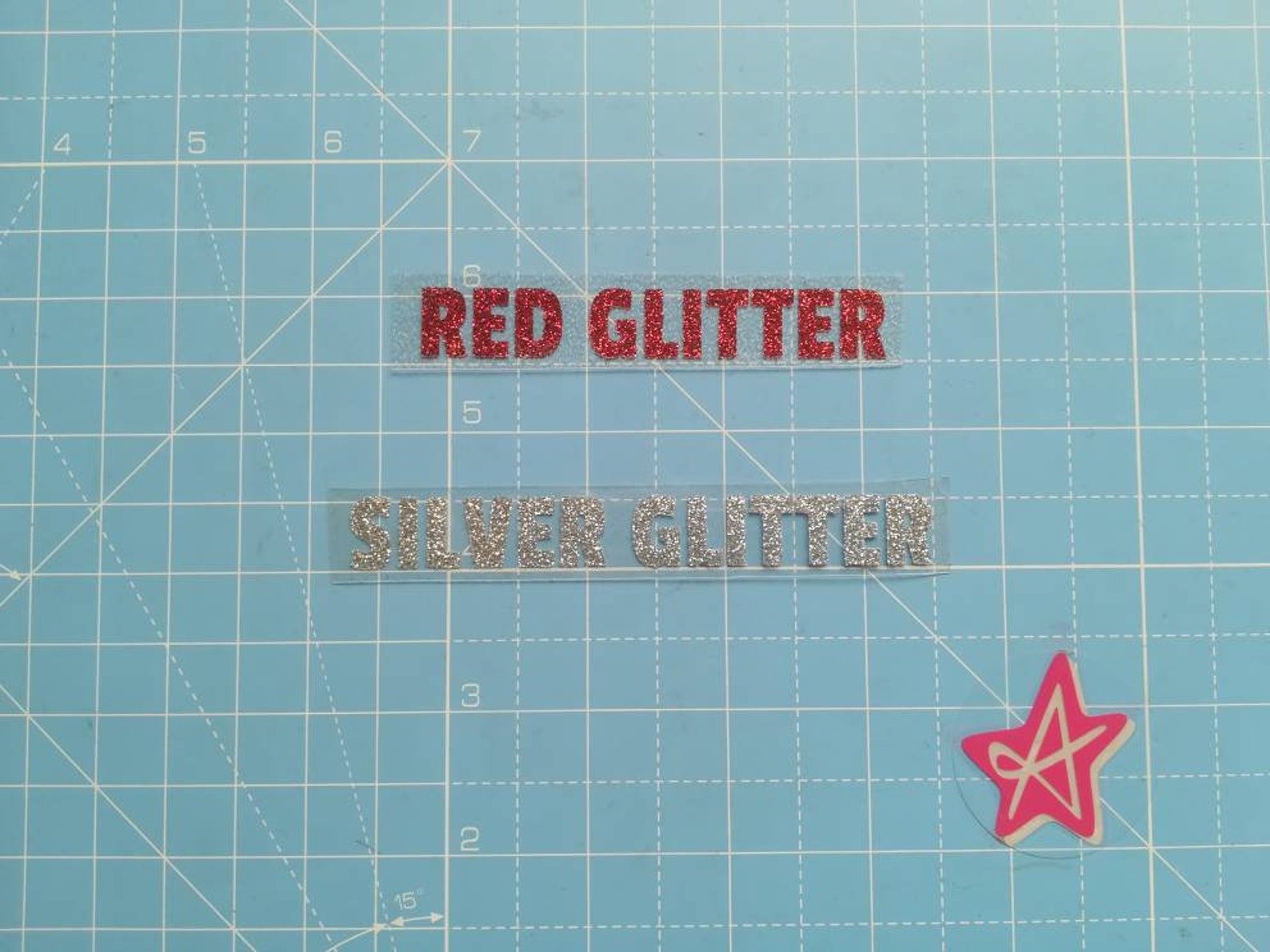 Personalised Flock Glitter or Sparkle iron-on vinyl lettering | Etsy