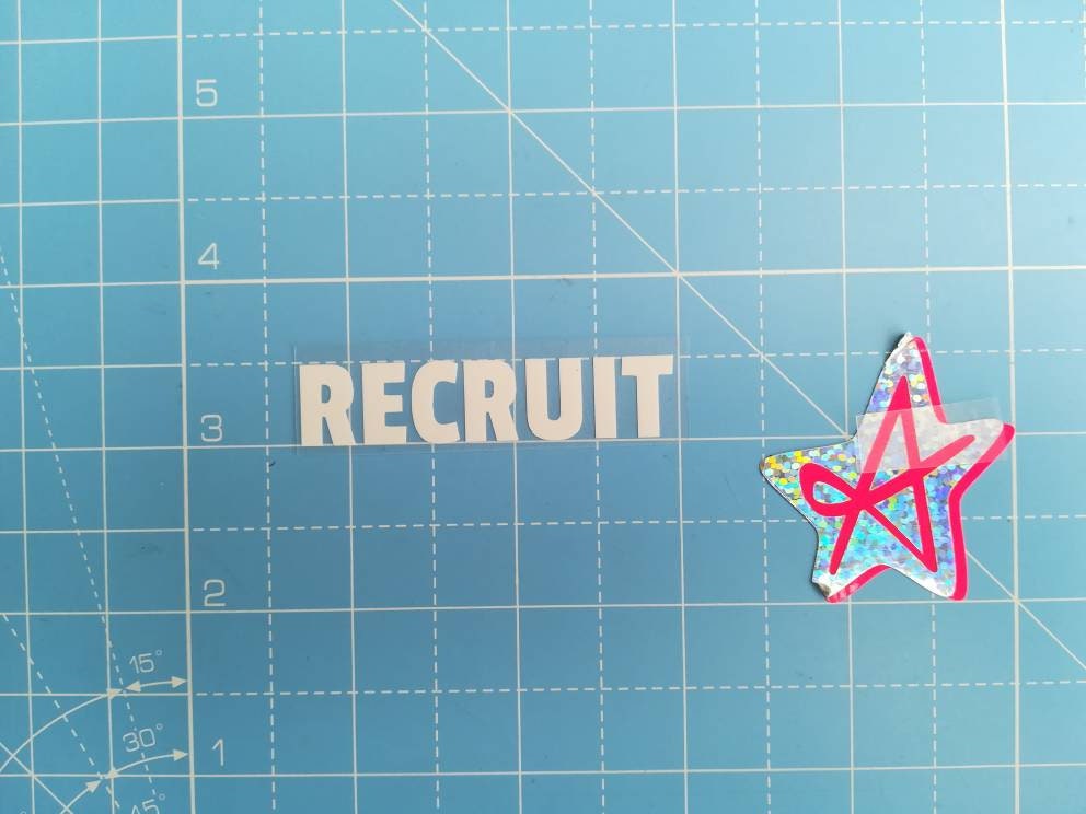 Personalised Iron on Letters up to 1 Inch High Custom Vinyl | Etsy