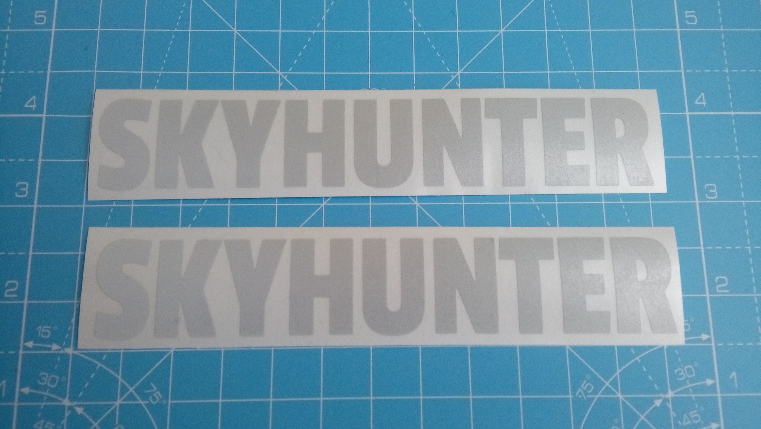 Personalised reflective self-adhesive vinyl lettering stickers | Etsy