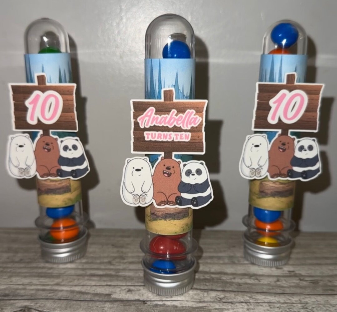 The Bare Bears Favors - Etsy
