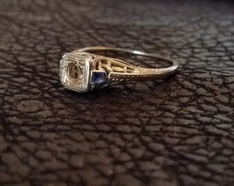 Victorian engagement ring | Etsy