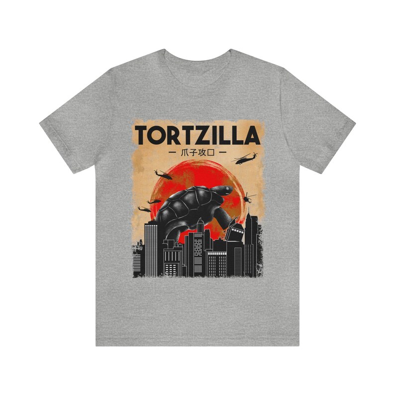 Tortzilla Tshirt, Mens Funny Tortoise T-shirt, Womens Tortoise Owner ...