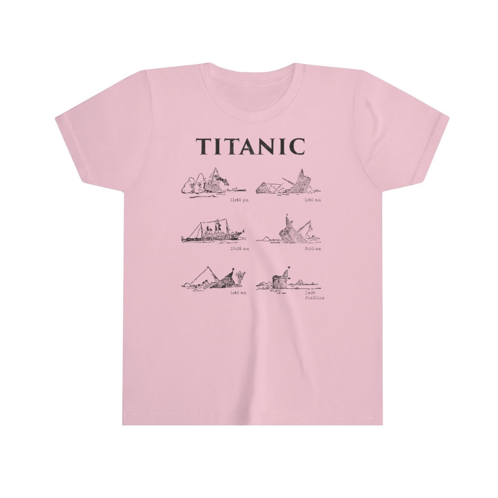 Titanic Shirt For Kids, Vintage Titanic Tee, Titanic Sinking Tshirt