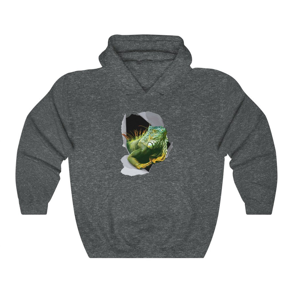 Reptile Hoodie, Green Iguana Hoodie, Lizard Hoodie, Reptile Lover Gift ...