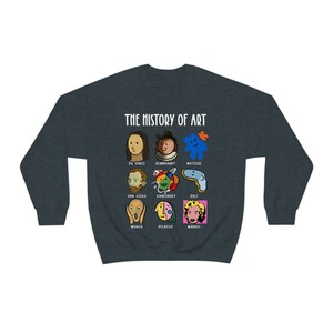 Mens Art Lover Sweater, Womens History of Art Sweatshirt, Art Historian ...