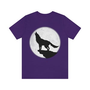 Wolf Tshirt, Wolf Lover Tee, Wolf Lover Gift, Wolf Howling Moon Apparel ...