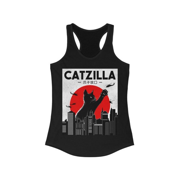 Cat Tank Top - Etsy