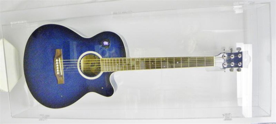 Acoustic Acrylic Guitar Display Case All Acrylic | Etsy