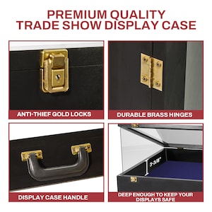 Trade Show Display Case, Card Show Display Case Table Top Display Case ...